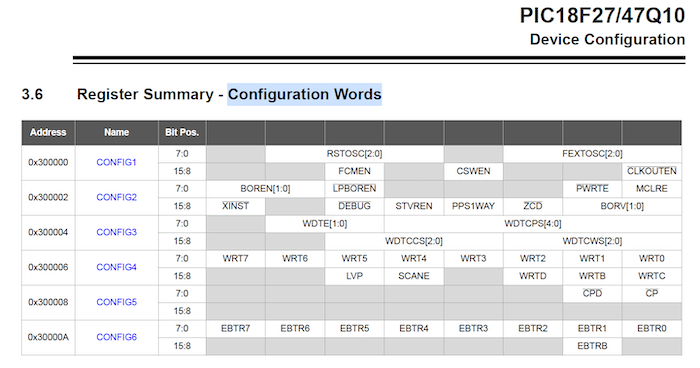 Understanding Microchip 8-bit PIC Configuration - Luther Stanton